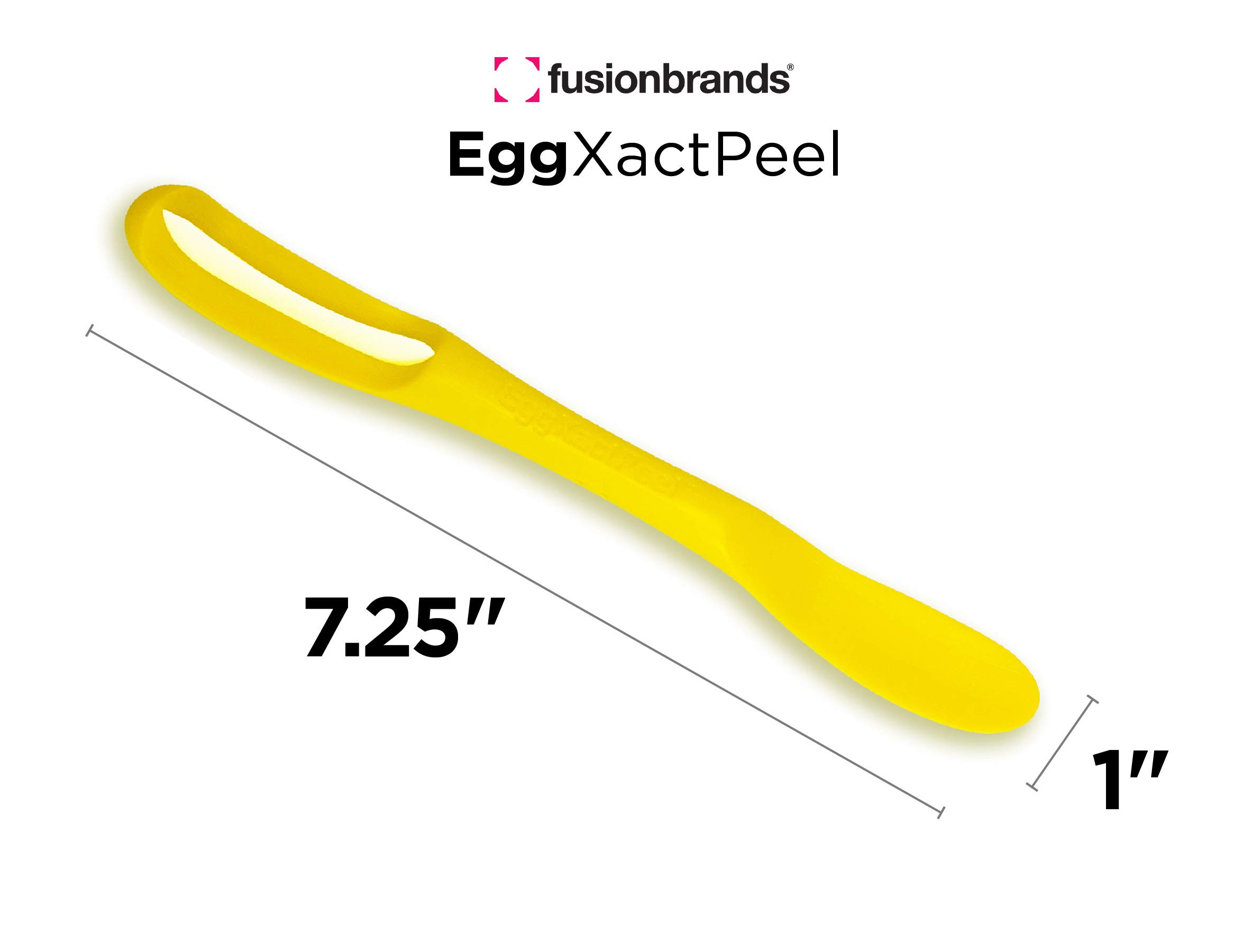 Fusionbrands Eggxactpeel Eggshell Peeler, One Size, Yellow