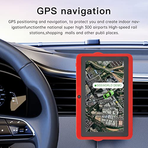 Dpofirs Kids Tablet Gifts, 7in Tablet for Boys Girls, 2GB RAM 32GB ROM Android 11.0 Toddler Tablet with Bluetooth, WiFi, GPS, Dual Camera, Android Tablet PC(Red)