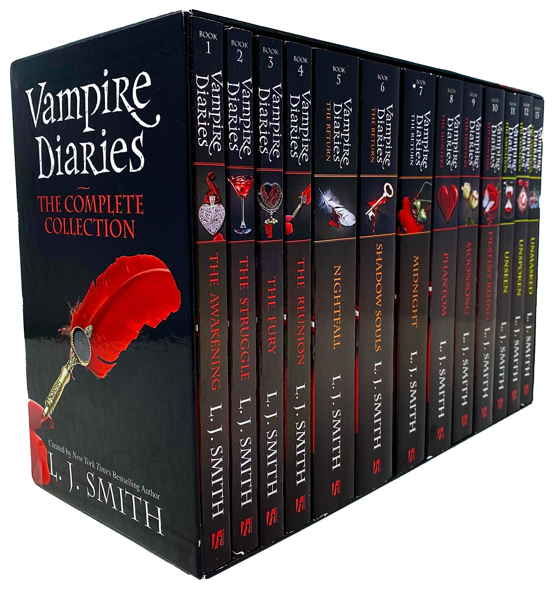 Vampire Diaries The Complete Collection Books 1 - 13 Box Set by L. J. Smith