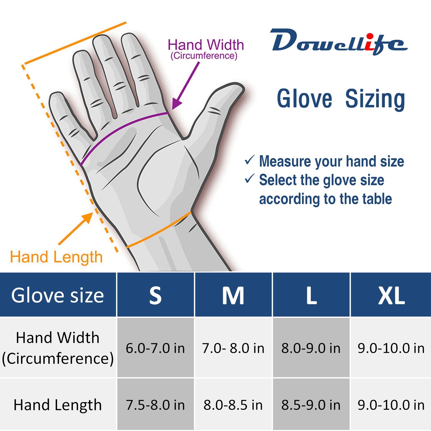 Dowellife Large Grey Protective Gloves with Cut Resistance, Machine Washable