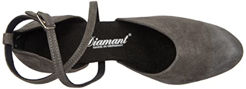Diamant Women's Standard & Latin Dance Shoe, Gray, 7.5 US