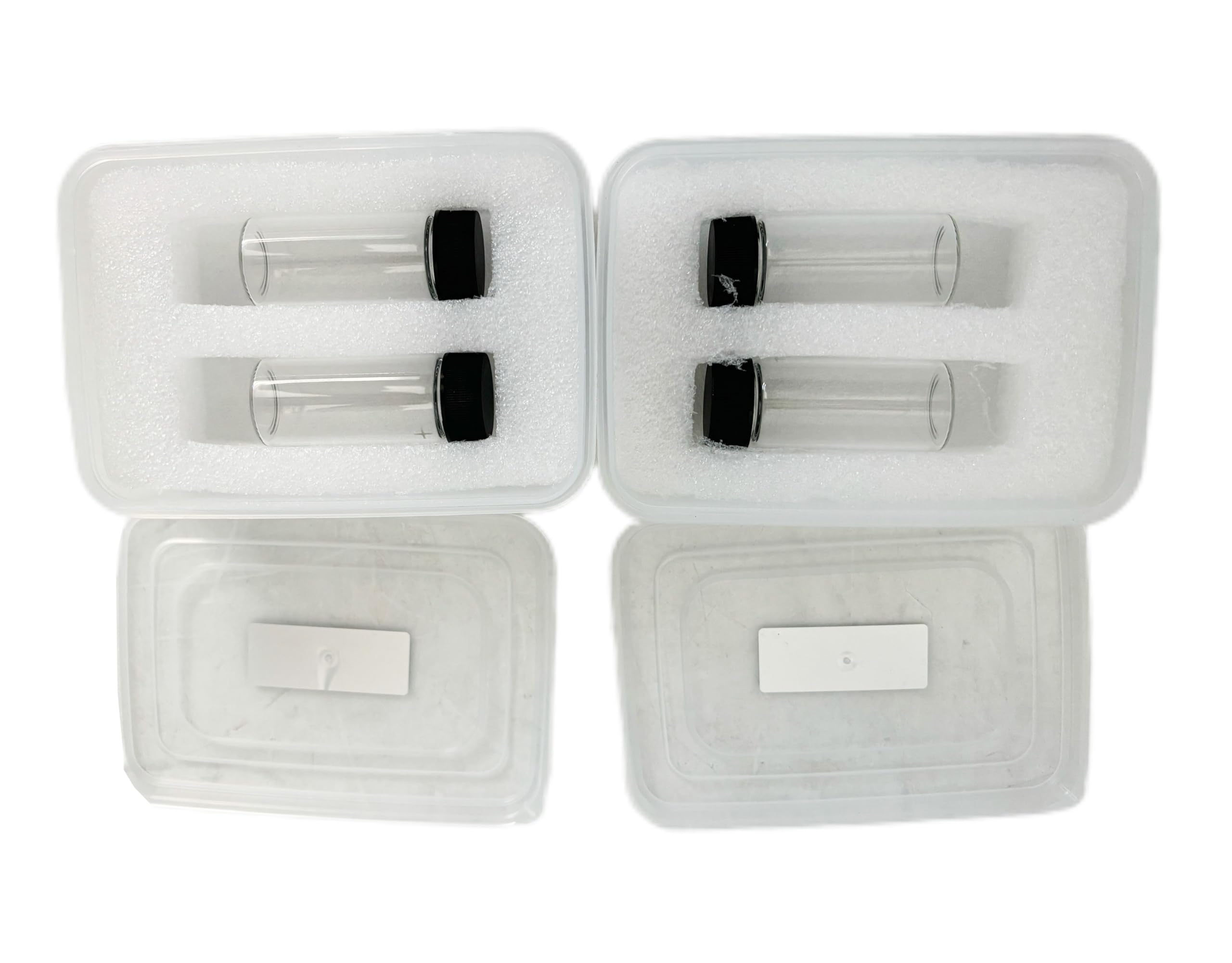 HFBTE Turbidimeter Turbidity Calibration Standard Formazin Solutions 400NTU 100ml with 4 Sample Bottles (Two Sets) Fast Delivery for Calibrating SGZ-B Series Turbidity Meters Turbidimeters
