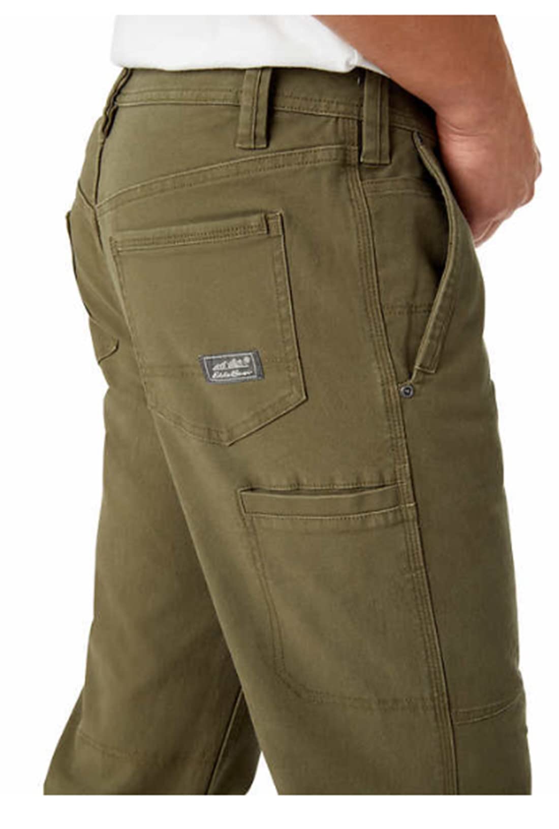Eddie Bauer Men's Relaxed Fit Utility Pants (as1, Waist_Inseam, Numeric_38, Numeric_34, Regular, Regular, Slate Green, 38W x 34L)