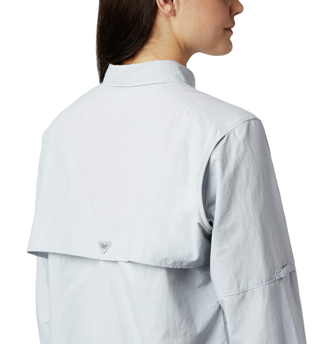 Columbia Women's Standard PFG Bahama II UPF 30 Long Sleeve Fishing Shirt, Cirrus Grey, Small
