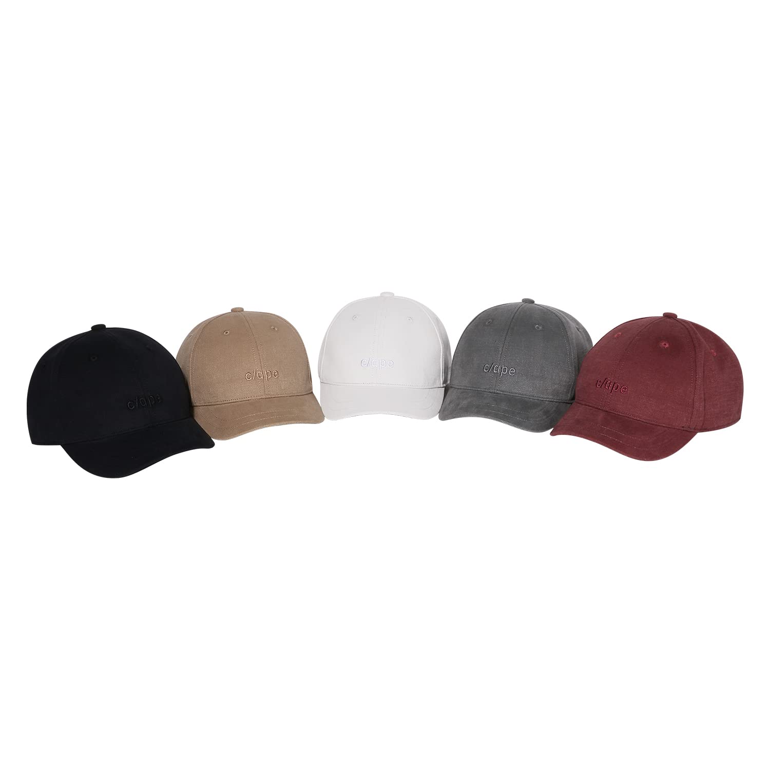 Croogo Short Bill Baseball Cap Casual Trucker Hat Urban Street Hip Hop Hat Curved Brim Snapback Hats for Daily,Black-RD01