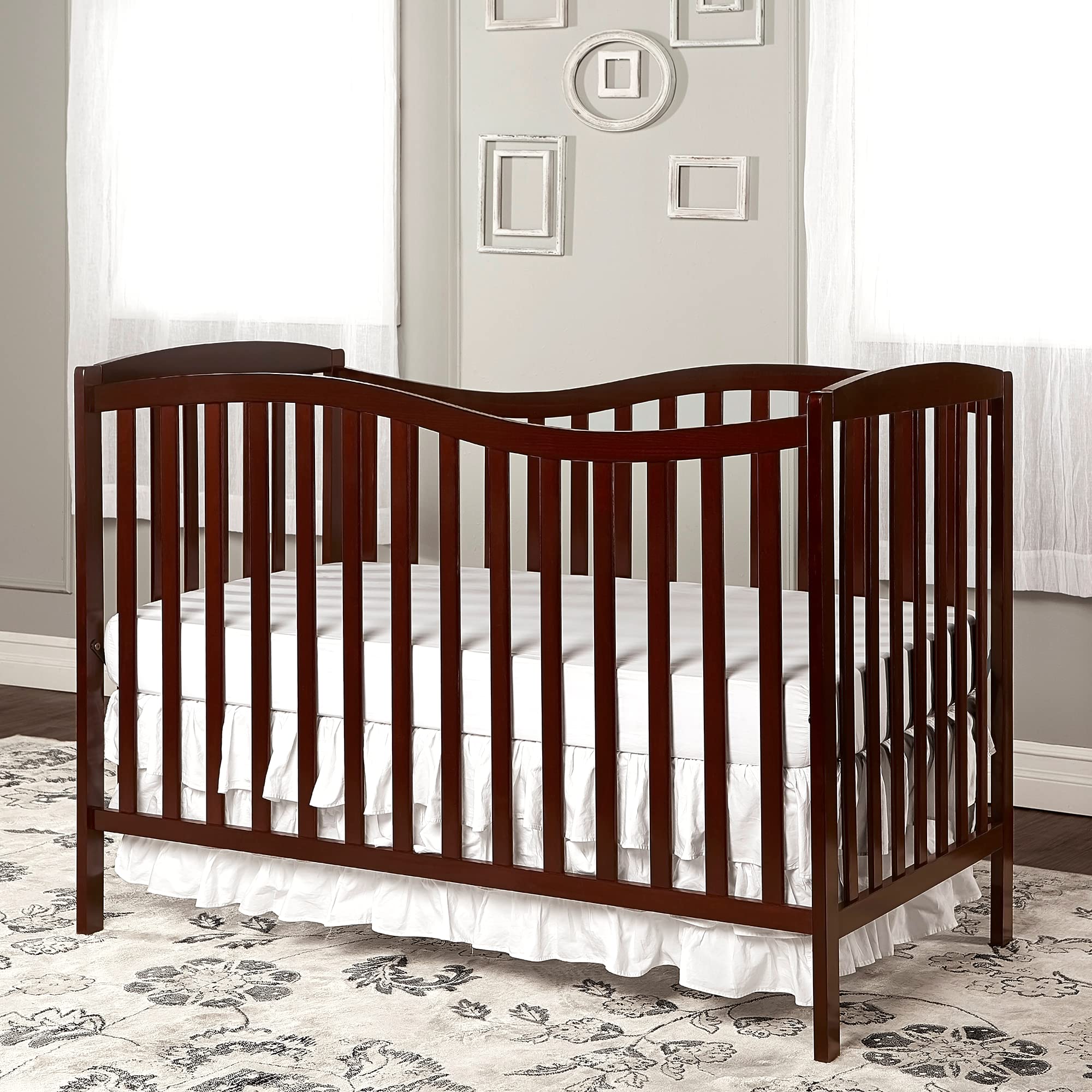 Dream On Me Nursery Essentials Bundle of Dream On Me Chelsea 5-in-1 Convertible Crib, Dream On Me Ashton Changing-Table, with a Dream On Me Twilight 5” 88 Coil Inner Spring Crib and Toddler Mattress