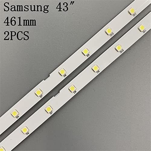 CEVIZ 2 PCS 28 LED Strip Light Strip Fit for Samsung 43 "TV UE43NU7100U AOT_43_NU7100F_2X28_3030C BN44-00947A UE43NU7120U