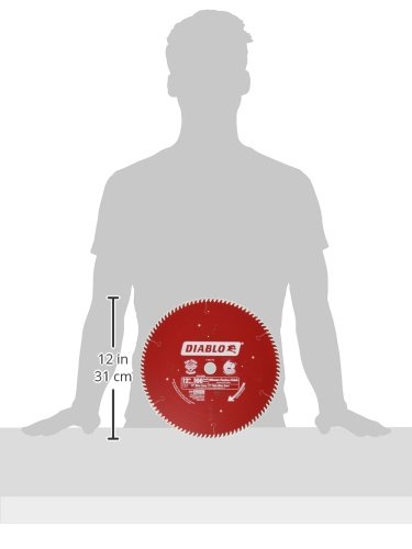 Freud D12100X 100 Tooth Diablo Ultra Fine Circular Saw Blade for Wood and Wood Composites, 12-Inch