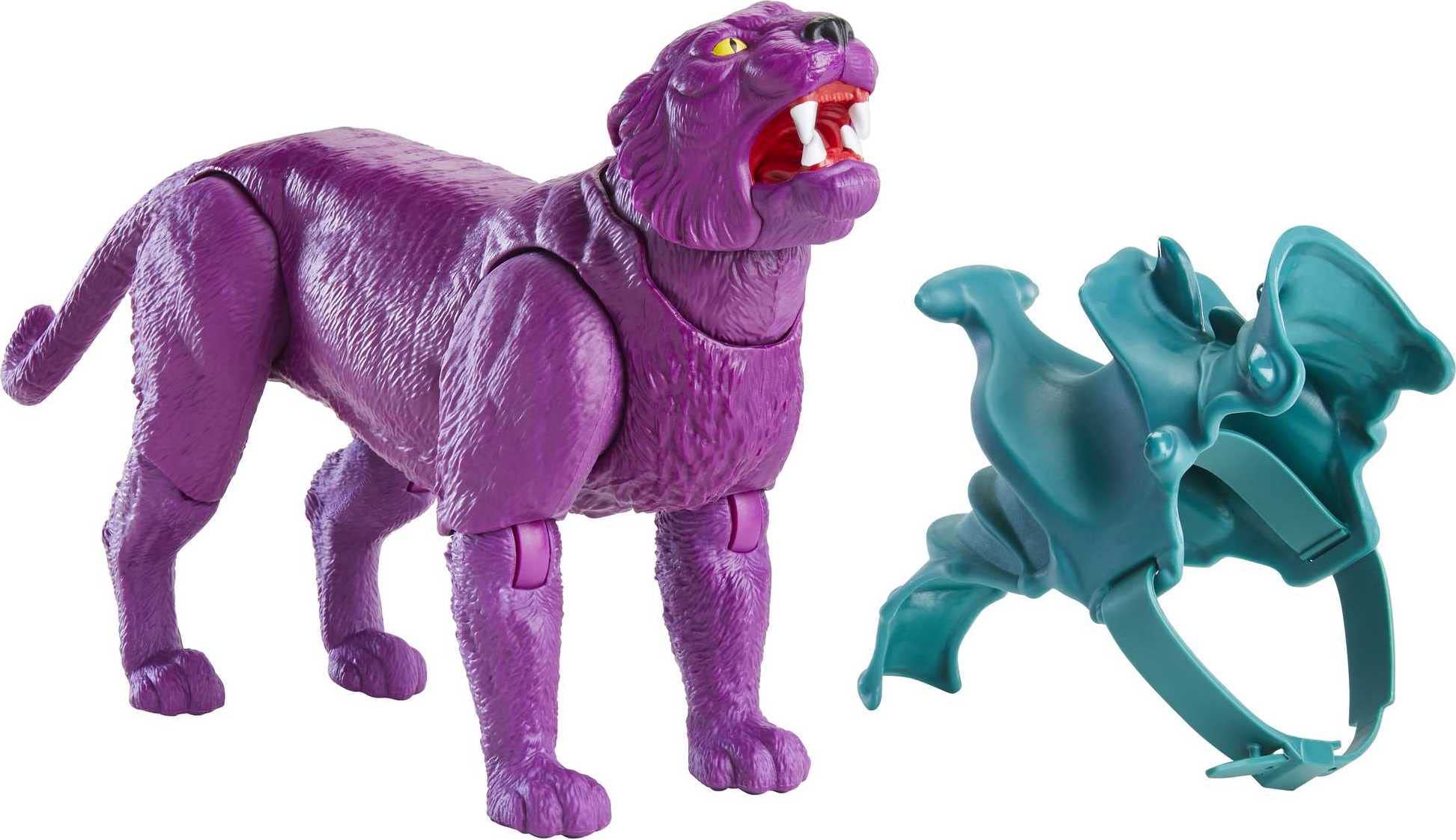 Masters of the Universe Origins Action Figure, Panthor Collectible with 12 Movable Joints, Panther-Like Beast, 11.75 inch