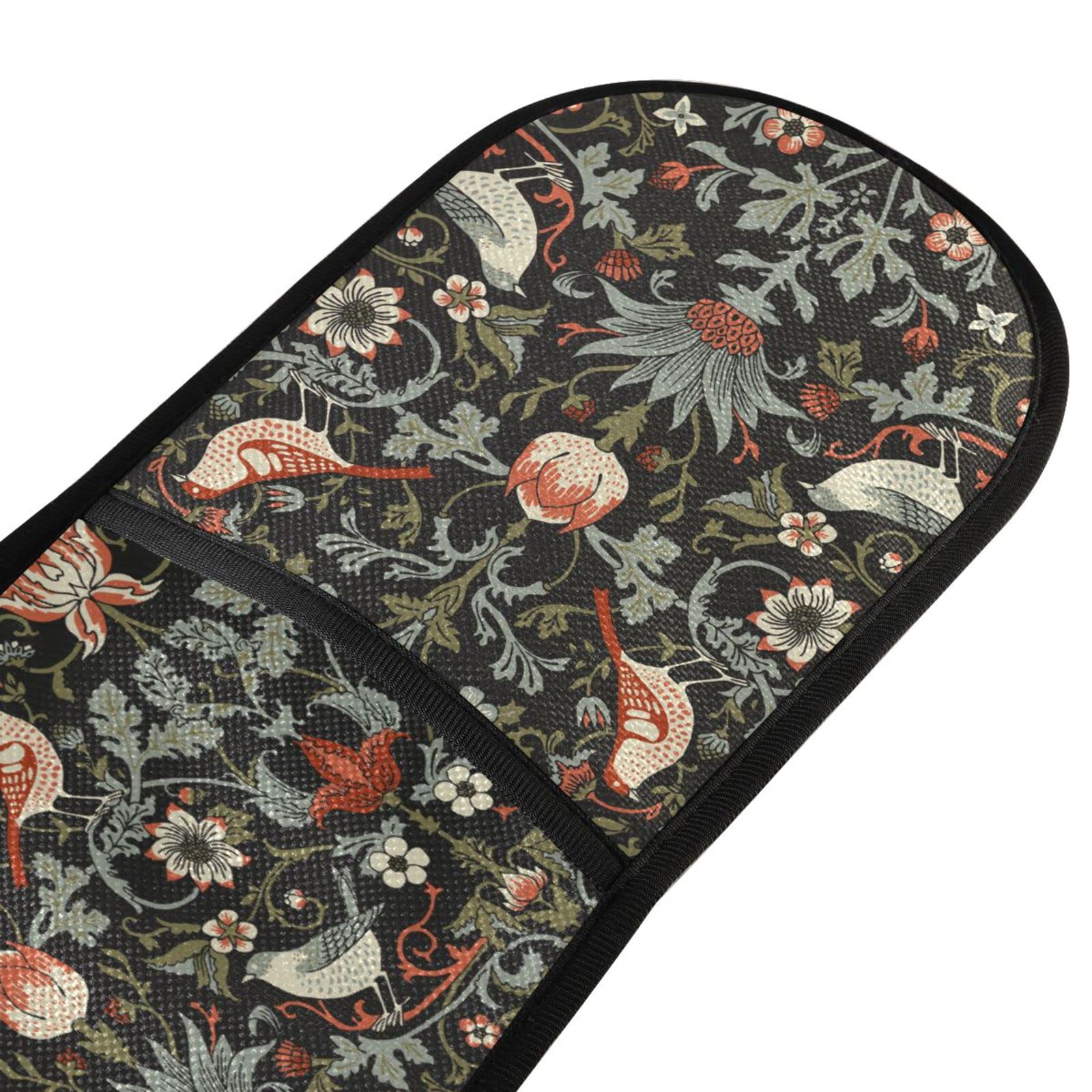 Double Oven Mitt William Morris Vintage Flowers Kitchen Oven Gloves for Everyday Cooking and Baking