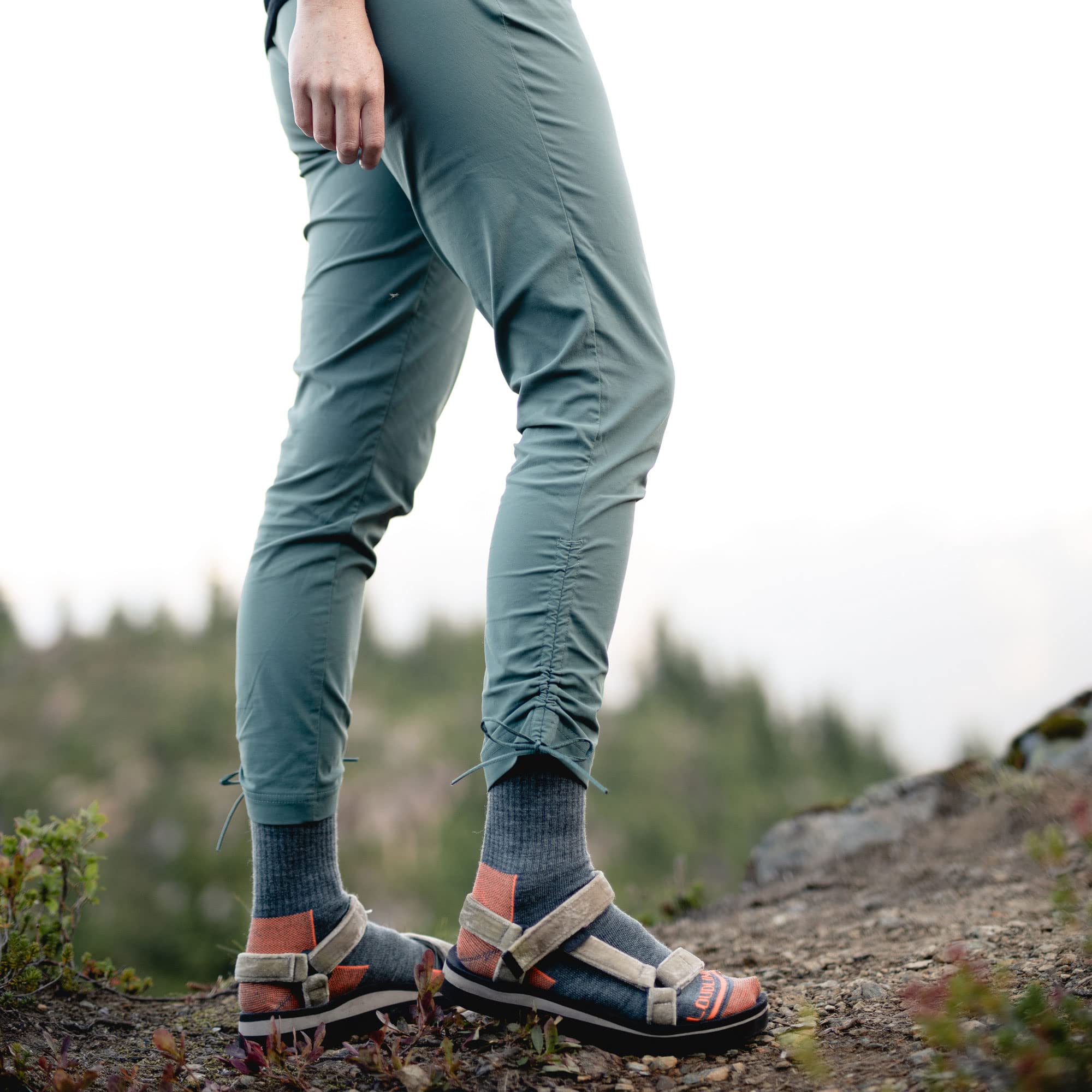 CloudLine Men’s and Women’s Merino Wool Hiking Socks - Light Cushion, Warm, Soft, Moisture Wicking, Made in USA - Granite, Size X-Large, 3 Pairs