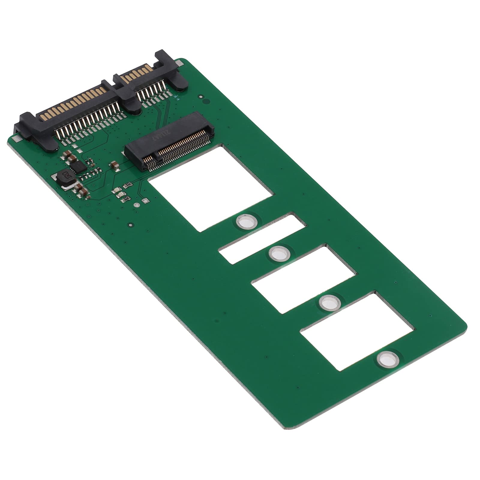 FocusFoto SATA to M.2 NVME SSD Converter Adapter Card NVME/AHCI 2.5 Inch SSD Upgraded for PC Computer Laptop
