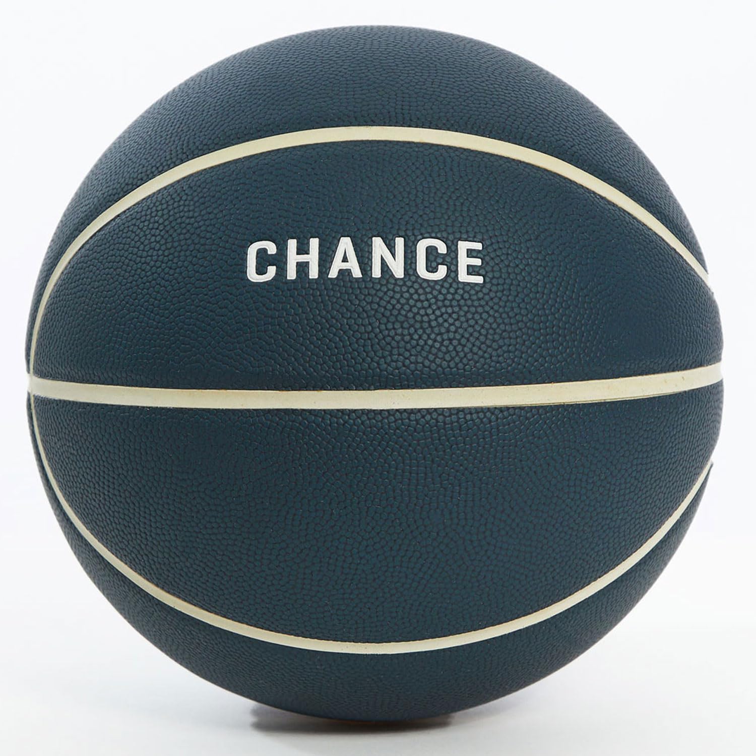 Chance Premium Indoor/Outdoor Basketball - Composite Leather (Sizes: 5 Youth, Size 6, Size 7) (Pebble - Teal, 6 Women's Official - 28.5")