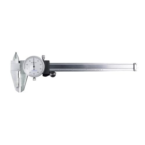 HFS (R) 0-6β Stainless Steel 4 Way Dial Caliper .001" Shock Proof