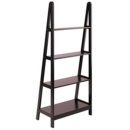 Winsome Wood 4-Tier A-Frame Shelf, Dark Espresso
