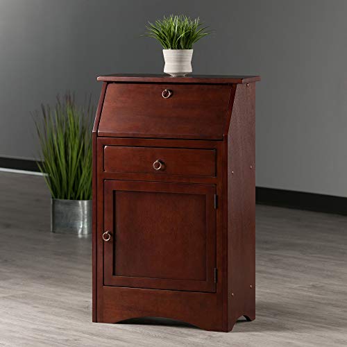 Winsome Wood Regalia Home Office, Walnut, Secretary Desk