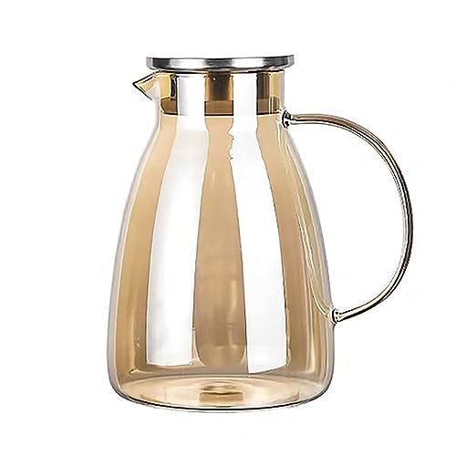 DCOT Home Office Water Cup Set Thickened Kettle 1.8L Kettle Large Capacity Kettle with 2 Glass Cup