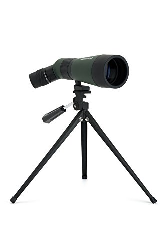 Celestron – LandScout 60mm Angled Spotting Scope – Fully Coated Optics – 12–36x Zoom Eyepiece – Rubber Armored – Tabletop Tripod