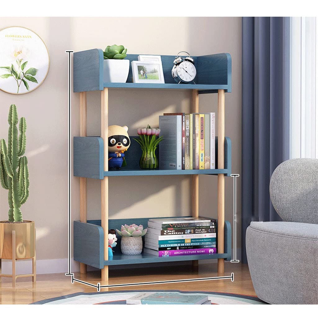 GELTDN Simple Floor-to-Ceiling Bookshelf Simple Living Room Multi-Layer Shelving Shelf Saving Space Primary School ( Color : E , Size : 40*80cm )