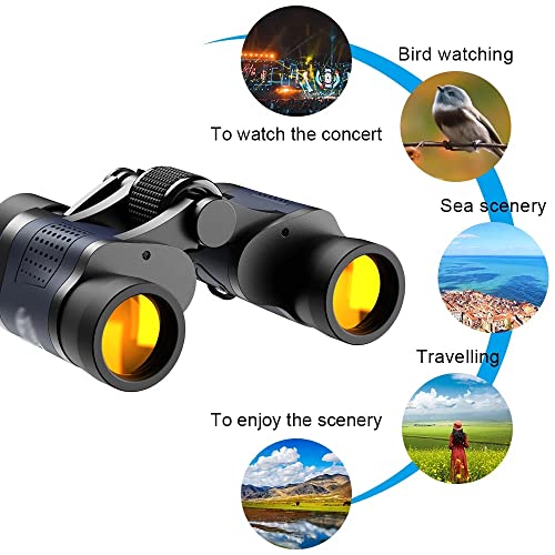 DDXPT High Clarity Binoculars Professional Portable Monocular Telescope FMC BAK4 Prism Binoculares for Camping Hunting Spyglass