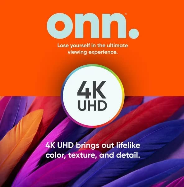 ONN 50-Inch Series 1 Class 4K UHD 2160p LED Smart TV Compatible with Alexa & Google Assistant (Renewed)