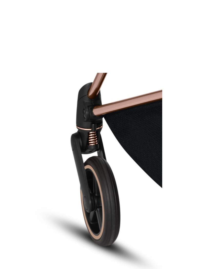Cybex Mios 2 Travel System Chrome/Black Frame Premium Black Seat
