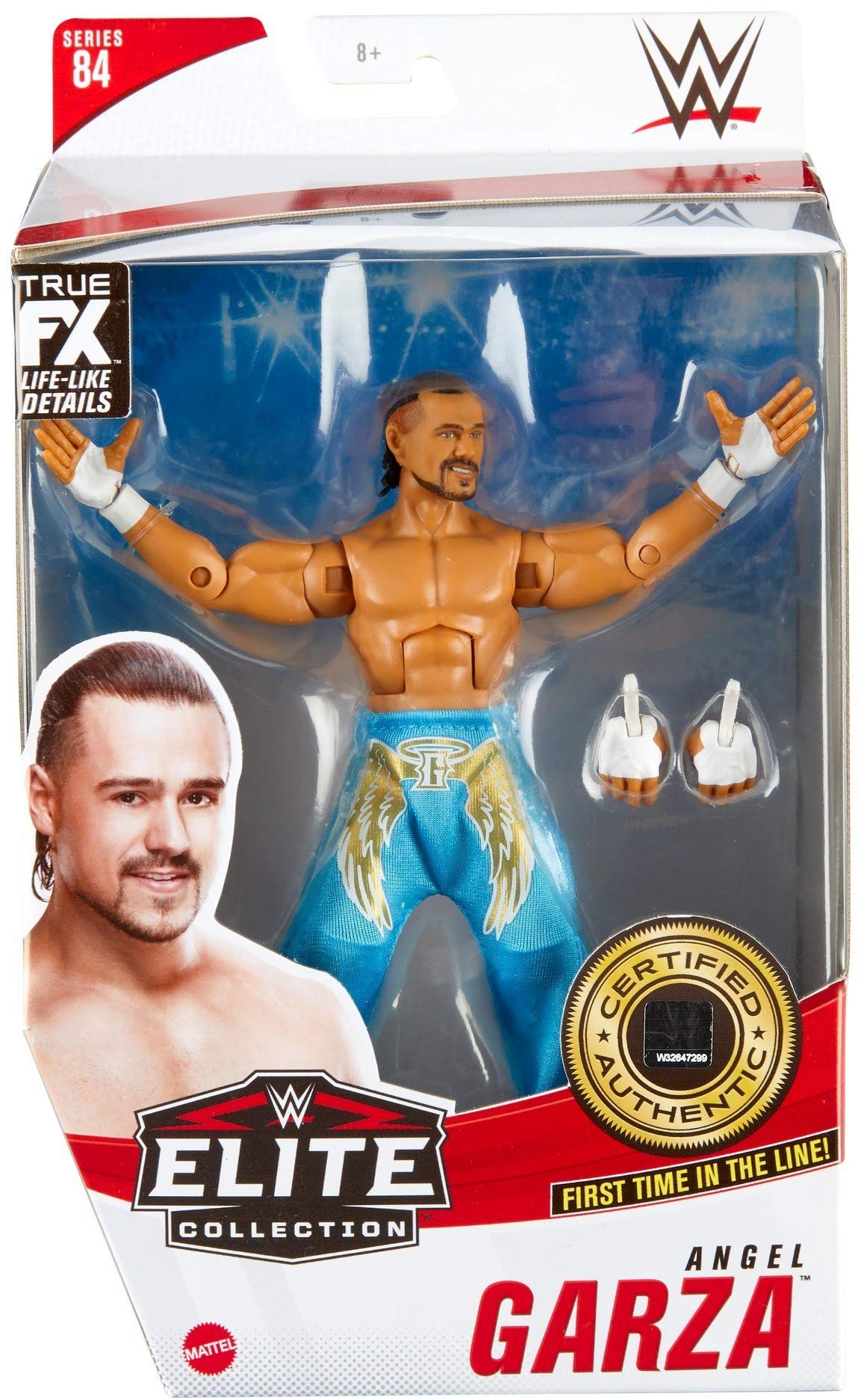 WWE Angel Garza Elite Collection Action Figure, 6-in/15.24-cm Posable Collectible Gift for WWE Fans Ages 8 Years Old & Up