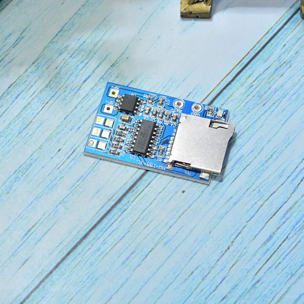 Comimark 2Pcs GPD2846A TF Card MP3 Decoder Board 2W Amplifier Module for Arduino
