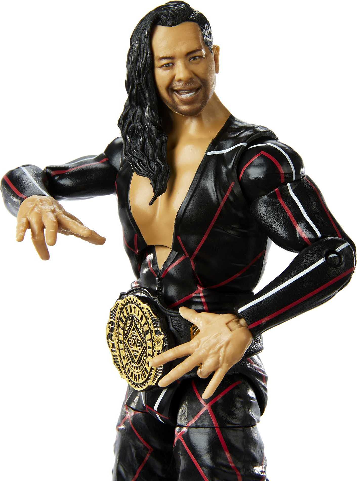 WWE Shinsuke Nakamura Elite Collection Series # 81 Action Figure, 6-in Posable Collectible Gift Fans Ages 8 Years Old & Up [Styles May Vary]