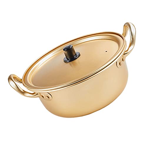 Korean Ramen Cooking Pot Ramen Noodle Pot Aluminum Noodle Pot Fast Heating For Kitchen Cookware for Cooking Soup Pasta Stew Japanese Noodles Food Food Food Korean Noodle Pan