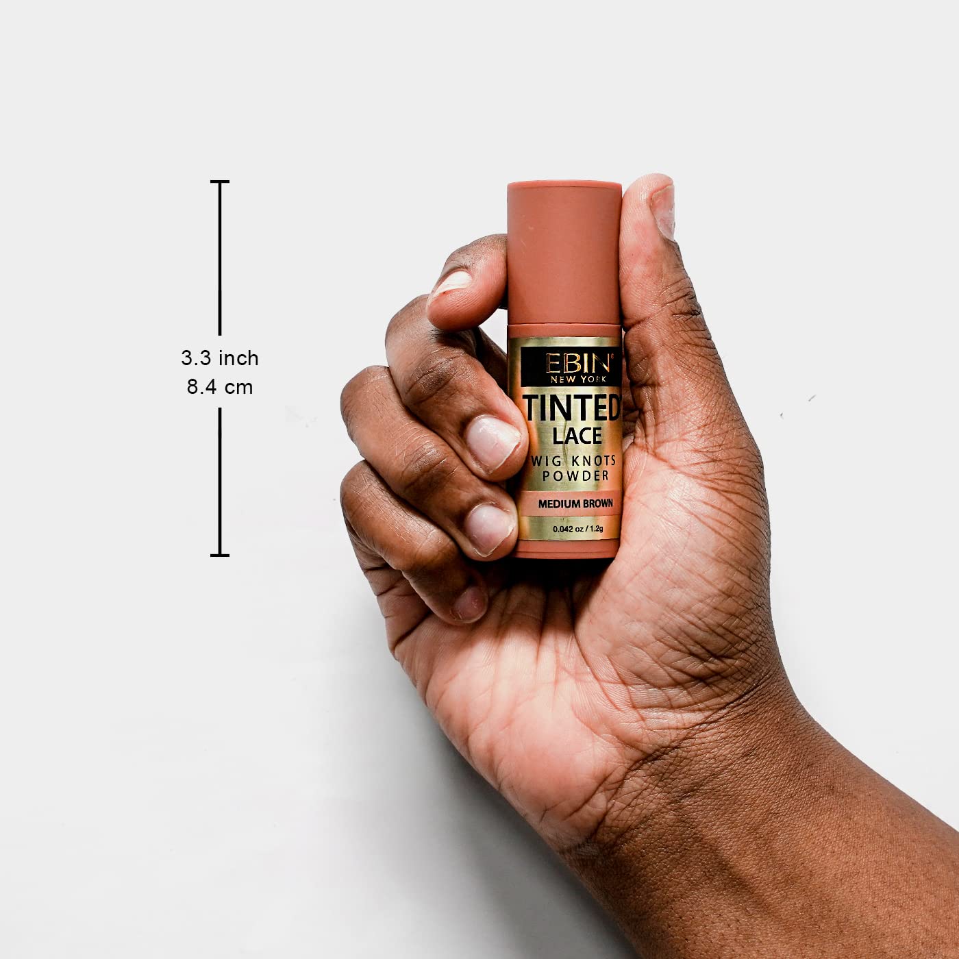 EBIN NEW YORK Tinted Lace Powder - Medium Brown, 1.2g | Long Lasting Formula Blends Seamlessly with Your Skin Tone