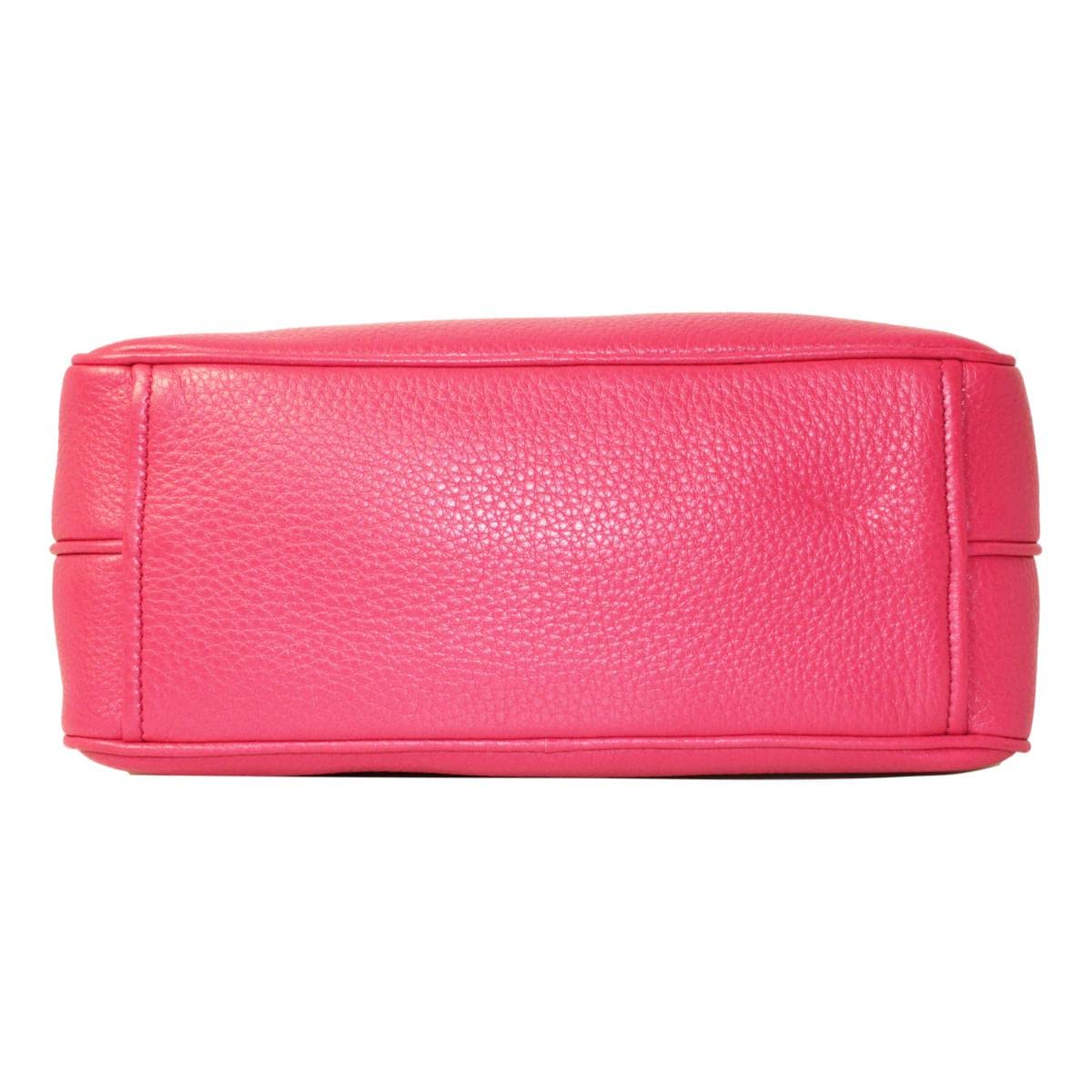 Prada Women's Vitello Phenix 1bh079 Pink Leather Cross Body Bag