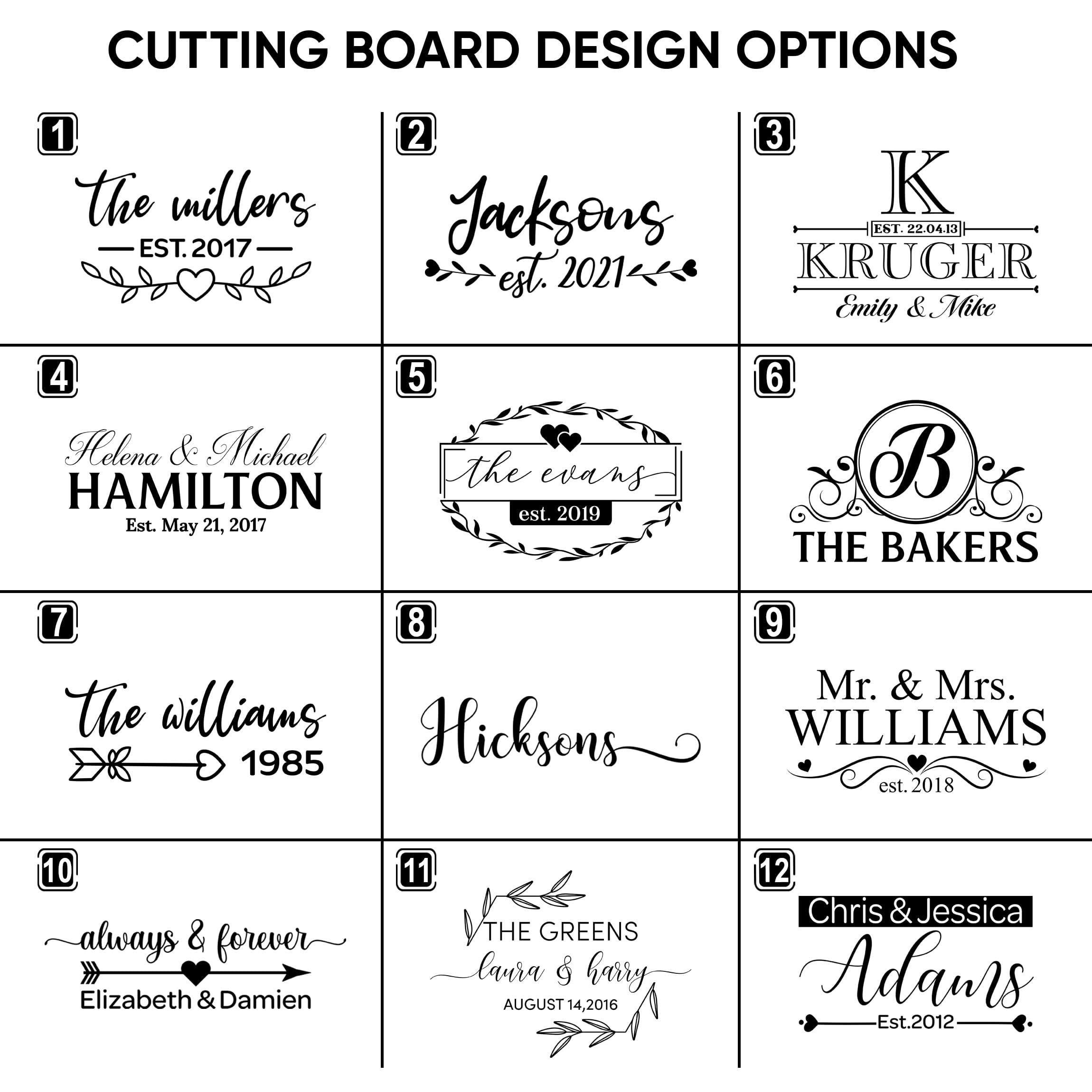 Engraved Cutting Boards Personalized Mr Ms Cutting Board Custom Wood Engraved Bamboo Cutting Board
