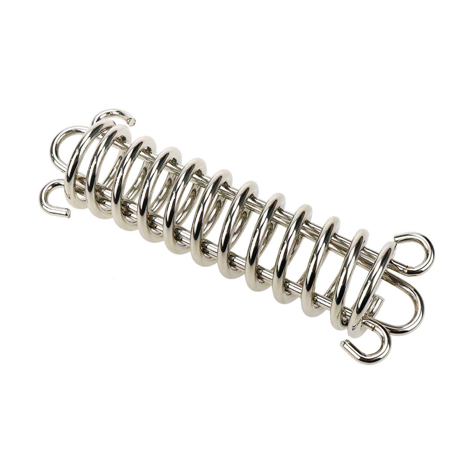 Dasunny 5 Pcs Tent Rope Fixing Buckle, Steel Spring Hook Tent Wind Rope Tensioner for Outdoor Hiking Camping Activities