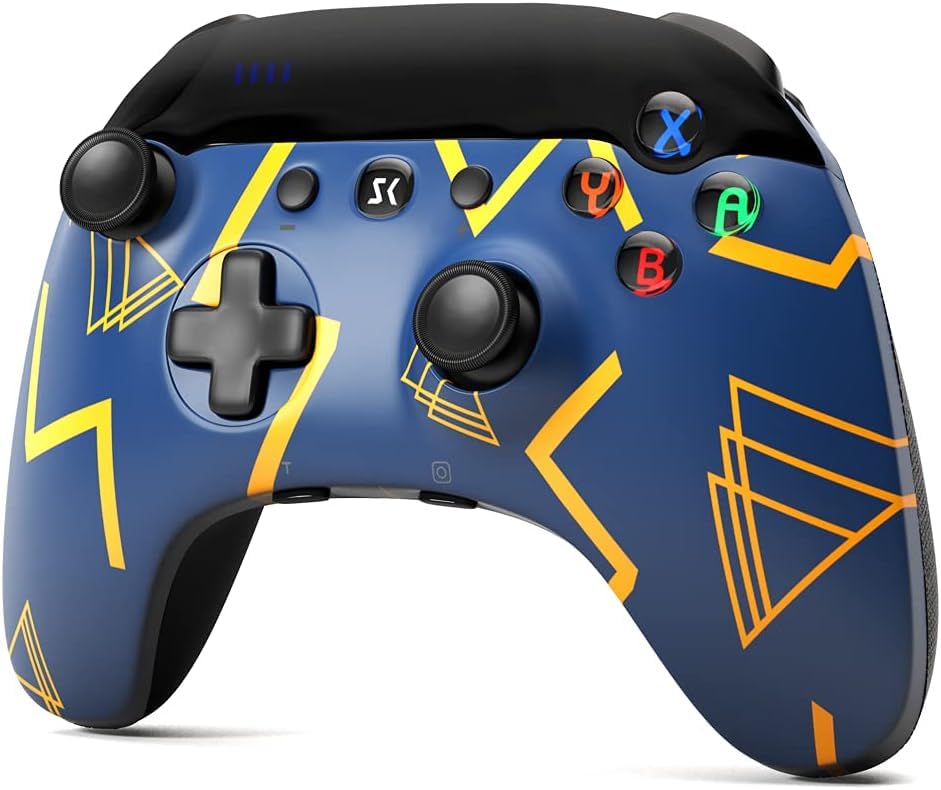 CHENGDAO Controller for PS4, Wireless Controllers for PlayStation 4/Pro/Slim, Remote Control with Adjustable RGB Light/1000mAh Battery/6-Axis Motion Sensor/Double Vibration/3.5mm Audio Jack