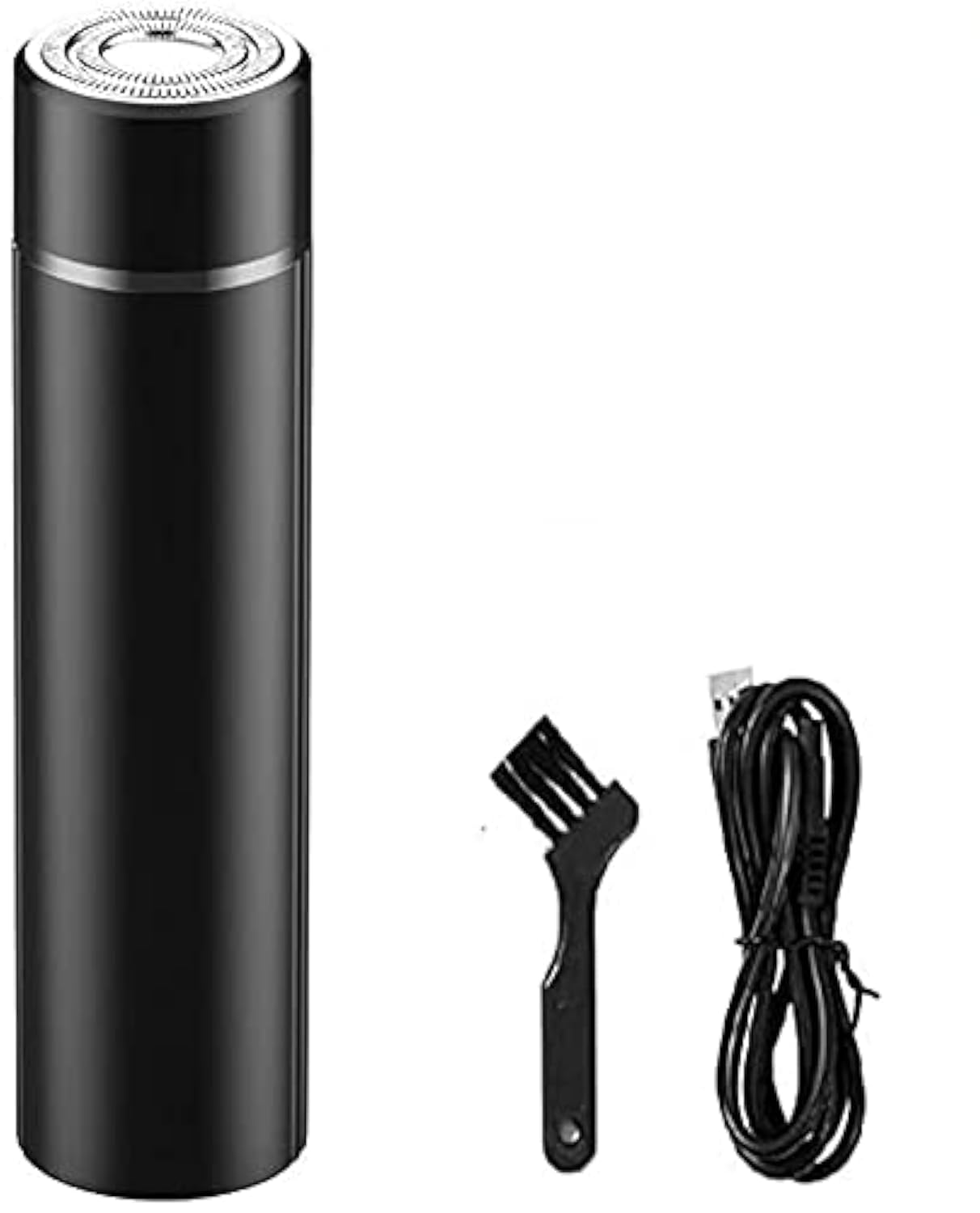 Mini Electric Shaver for Men,Portable USB Rechargeable Shaver,Wet and Dry Use Rotary Men's Shaver,Washable Cordless Quick Charge Nose Mustache Trimmer Electric Razor for Travel,Business Trip