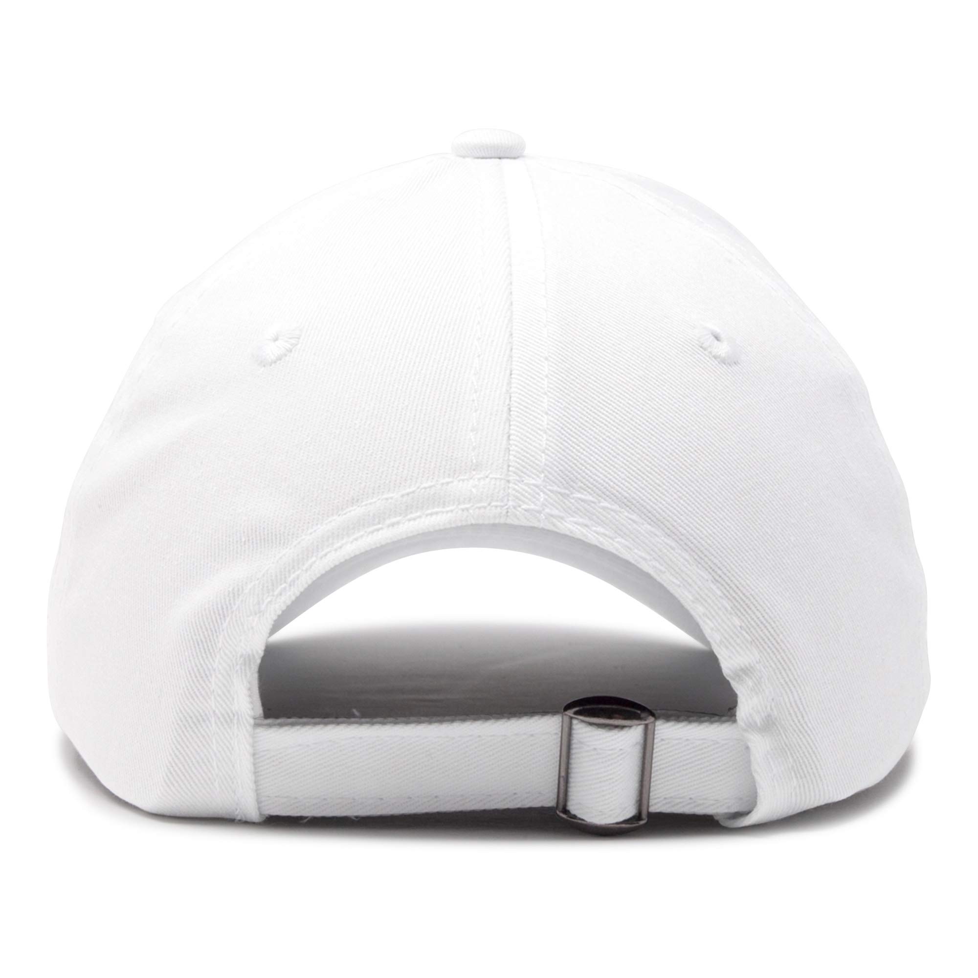 DALIX Worlds Best Grandma Hat Gift Embroidered Cotton Cap in White