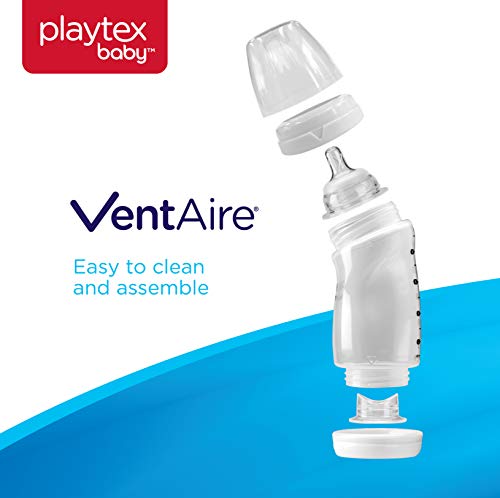 Playtex Baby VentAire Newborn Gift Set, Includes Anti-Colic Feeding Essentials to Meet Your Baby's Growing Needs