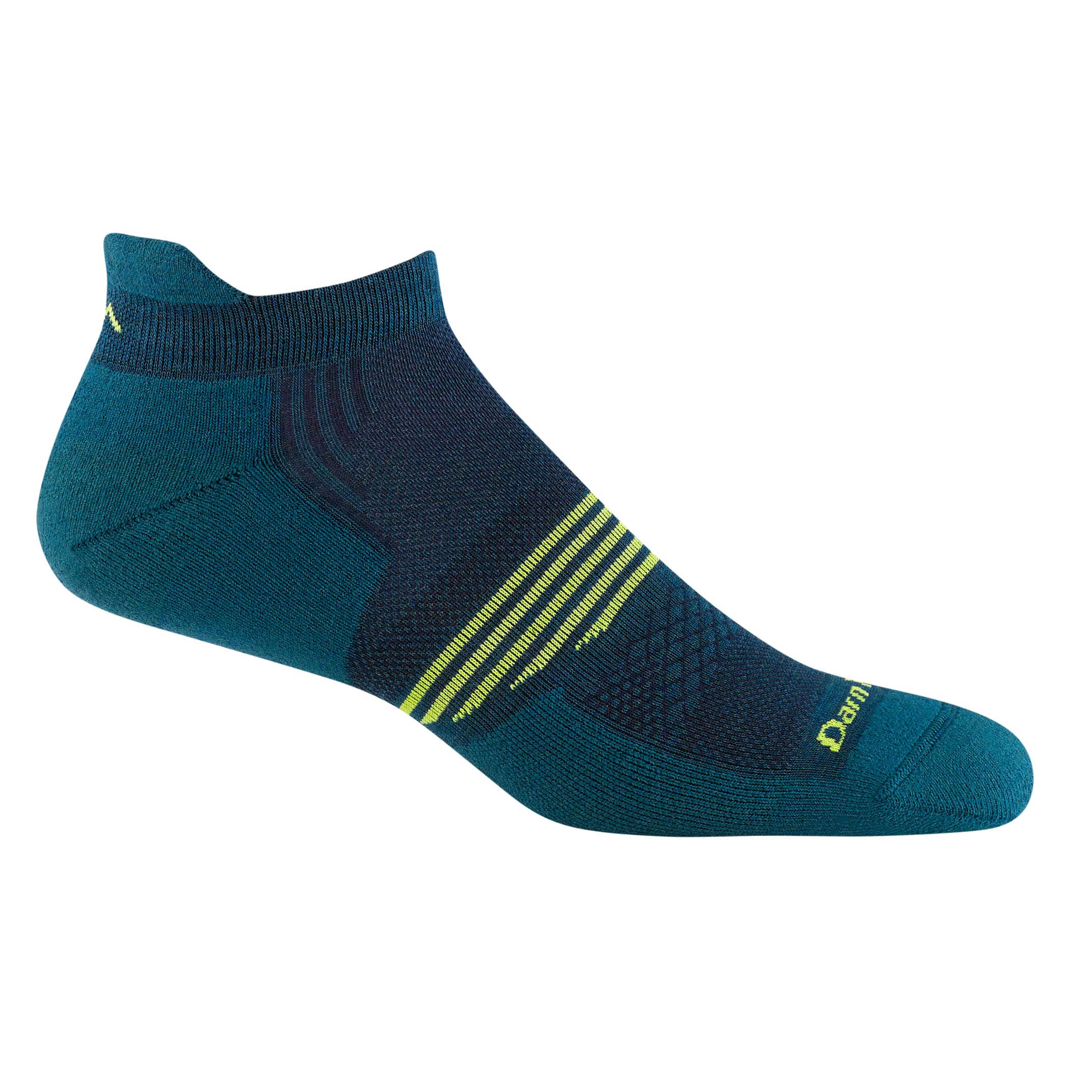 Darn Tough Men's Element No Show Tab Lightweight with Cushion Running Sock (Style 1101) - Cobalt, Medium