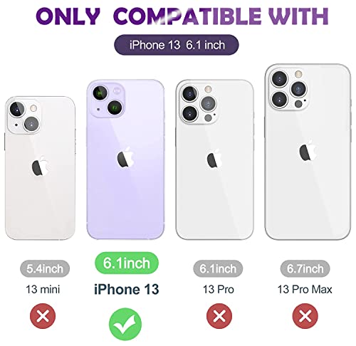 MGQILING Compatible for iPhone 13 Bling Plating Astronaut Hidden Stand Case, Cute 6D Stand Glitter Phone Case for Women Girls Soft TPU Shockproof Back Cover - Pink