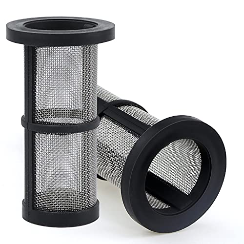 Funmit in-Line Filter Screen 48-222 Replacement for Zodiac Polaris 180, 280, 380, 3900 Model Pool Cleaner in-Line Filter Screen 48-222 (2 Pack)