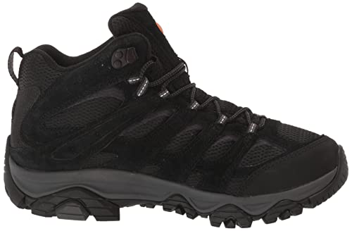 Merrell Men's Moab 3 Mid Hiking Boot, Black Night, 10