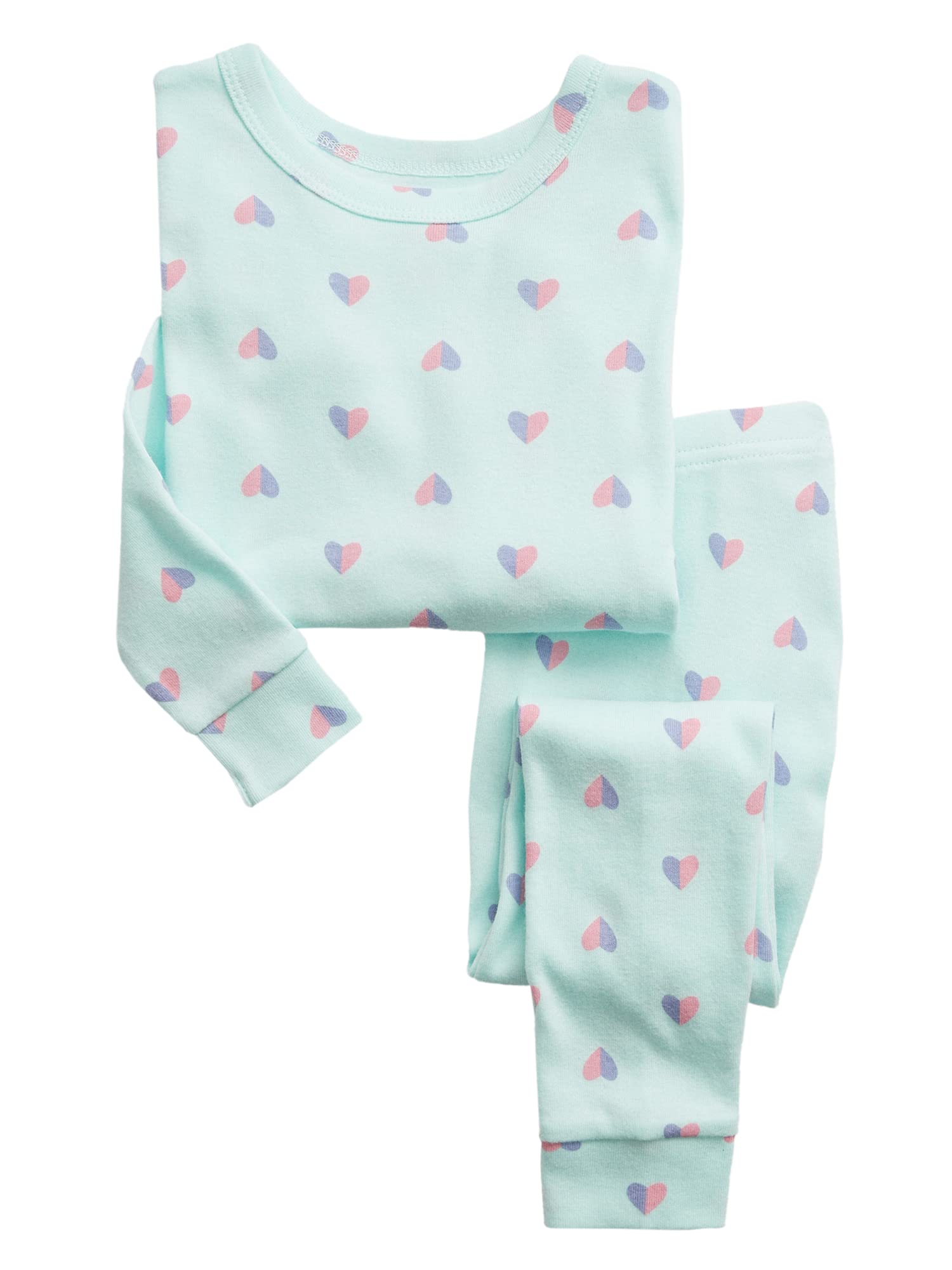 GAP Baby Girls Pajama Set, Glass of Water, 3T US