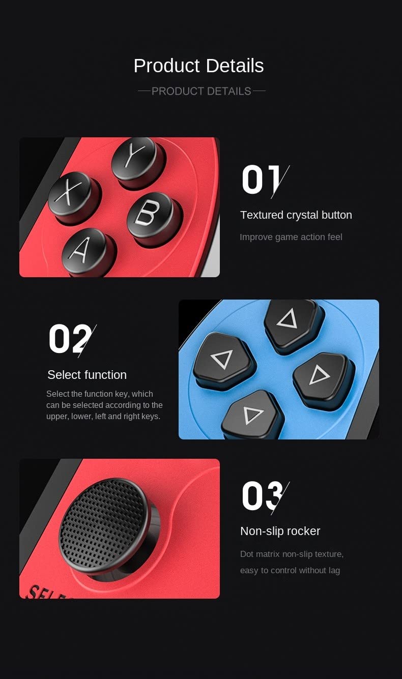 EQUITARE 1200 in 1 Handheld Games Console, 3.5 Inch Screen 16-bit TV Game Console, Portable Mini Handheld Player for Kids Gift, Children Birthday Gift