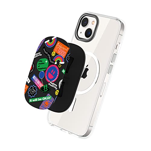 RhinoShield GRIPMAX Compatible with MagSafe - Grip, Stand, and Selfie Holder for Phones and Cases, Repositionable and Durable, Best paired Phone Cases for MagSafe - Different is Good