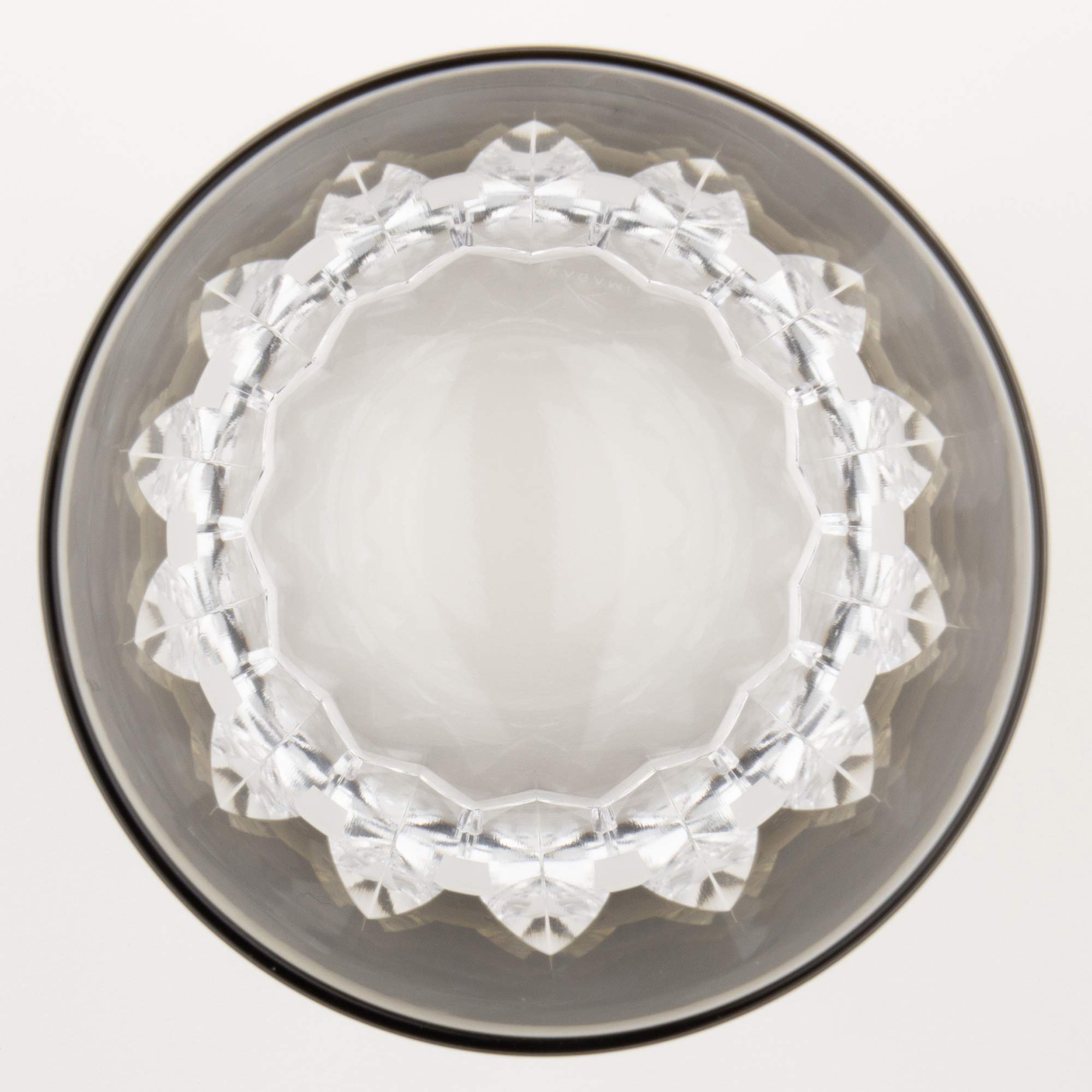 Edo-kiriko Old Fashioned Glass T394-312-blk by Kagami-Cristal