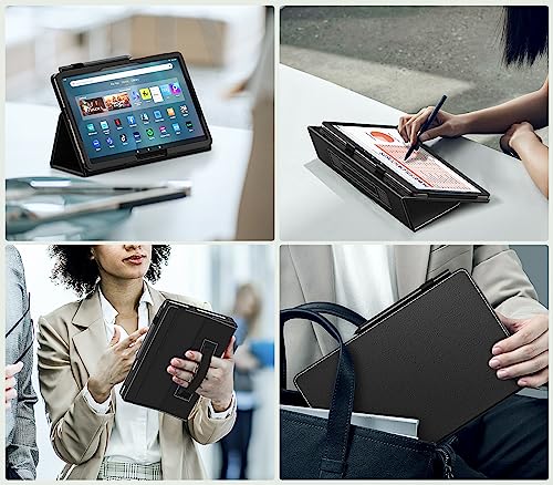 MoKo for Amazon Kindle Fire Max 11 Case (13th Generation, 2023 Release) 11" - Slim Folding Stand Cover Case for Fire 11 Tablet with Auto Wake/Sleep, Black
