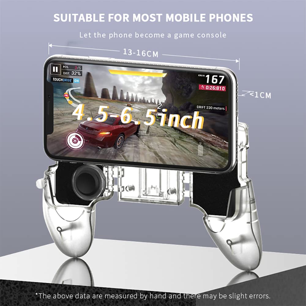 Data Frog Game Controller Gamepad For PUBG L1R1 Shooter Trigger Fire Button Gamepad Joystick For iPhone Android Mobile Phone