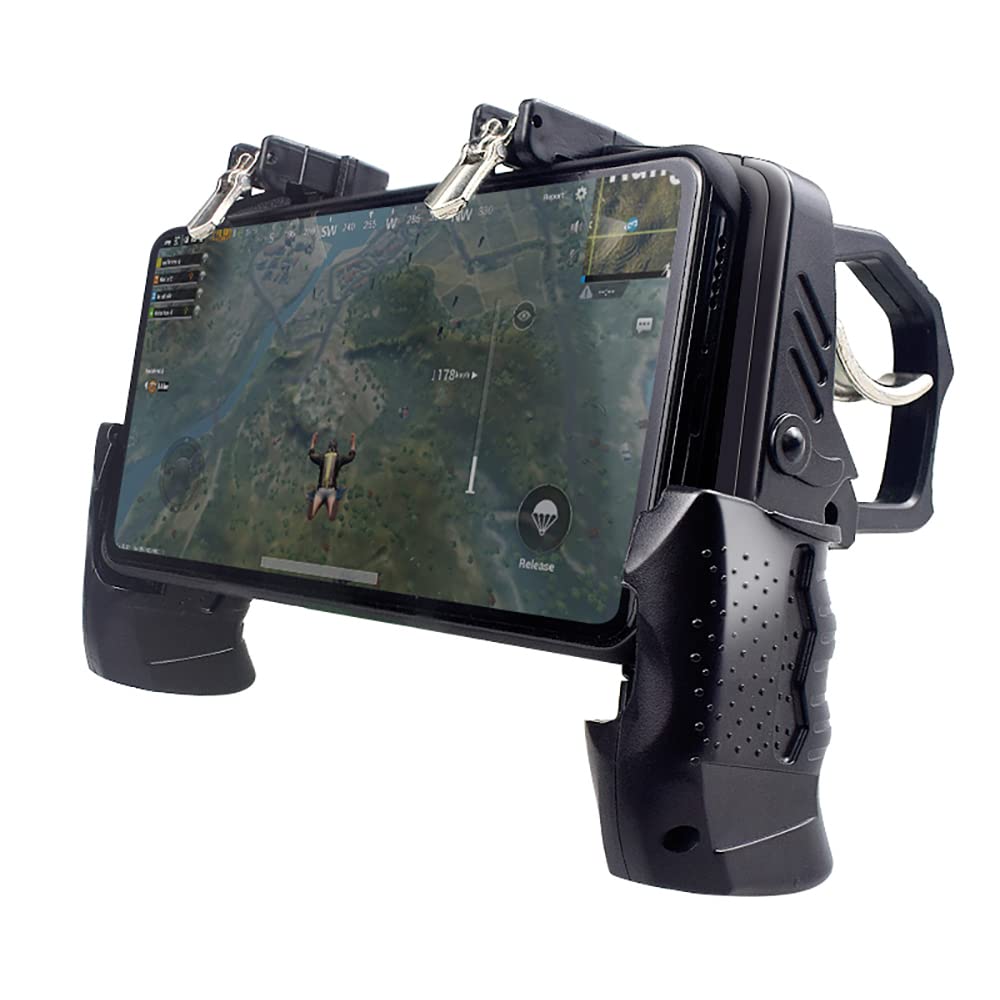 Data Frog Mobile Game Controller for PUBG Gamepad L1 R1 Aim and Shoot Trigger Joystick Remote Grip For 4.7-6.5" iPhone/Android