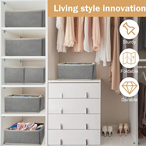 Potchen 24 Set Clothes Dresser Drawer Organizers, Closet Wardrobe Organizers Storage Dividers, Underwear Foldable Cloth Baby